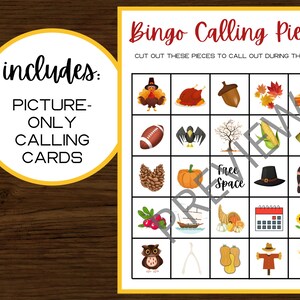 Thanksgiving Bingo | 30 Unique Boards | Thanksgiving Games | Digital ...