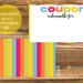 Rainbow Coupon Card Blank Coupon Card Blank Voucher Card | Etsy