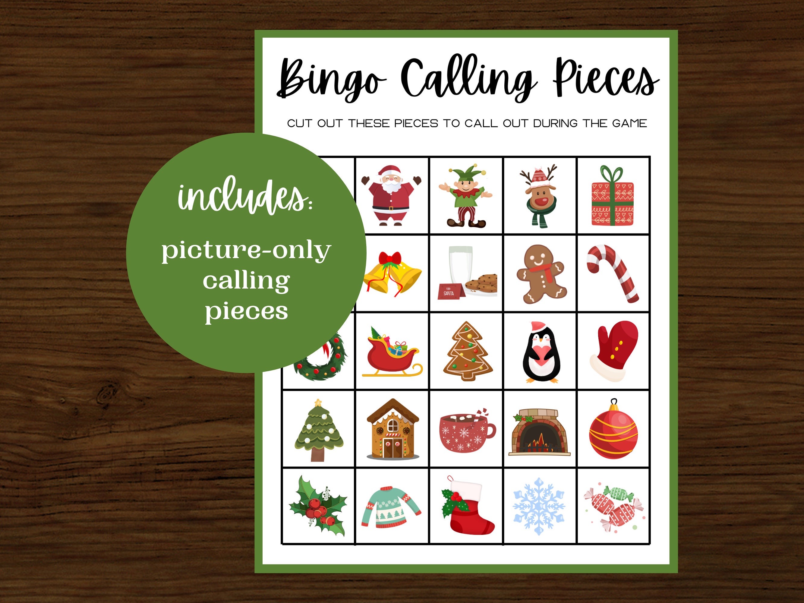 Christmas Bingo | Christmas Game | Christmas Printable | Instant ...