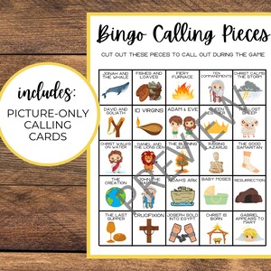 Bible Bingo | Bible Stories Bingo | Bible Story Bingo | Religious Bingo ...