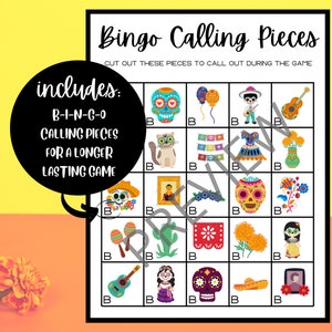 Dia De Los Muertos Bingo | Day of the Dead Bingo | Printable Bingo Game ...
