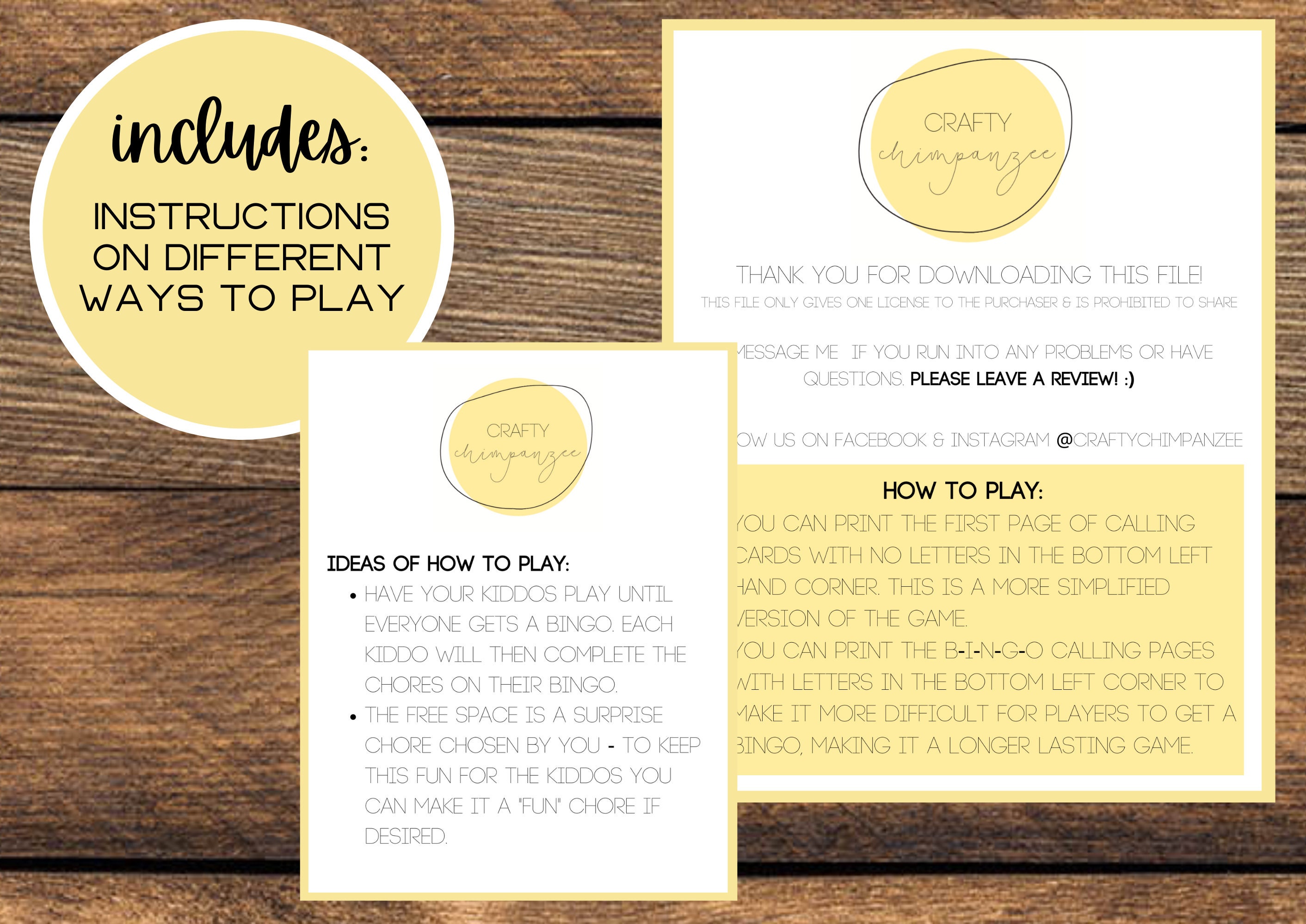 Chores Bingo | Chore Chart Bingo | Chore Charts | Chores Game ...