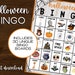 Halloween Bingo 30 Unique Boards Halloween Games Digital - Etsy