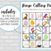 Easter Bingo Instant Download Pack of 30 Spring Bingo Easter Game ...