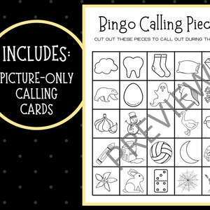Black Bingo Color Black Bingo Colors Bingo Learning - Etsy
