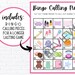 Pajama Party Bingo Sleepover Bingo Slumber Party Bingo Birthday Bingo ...