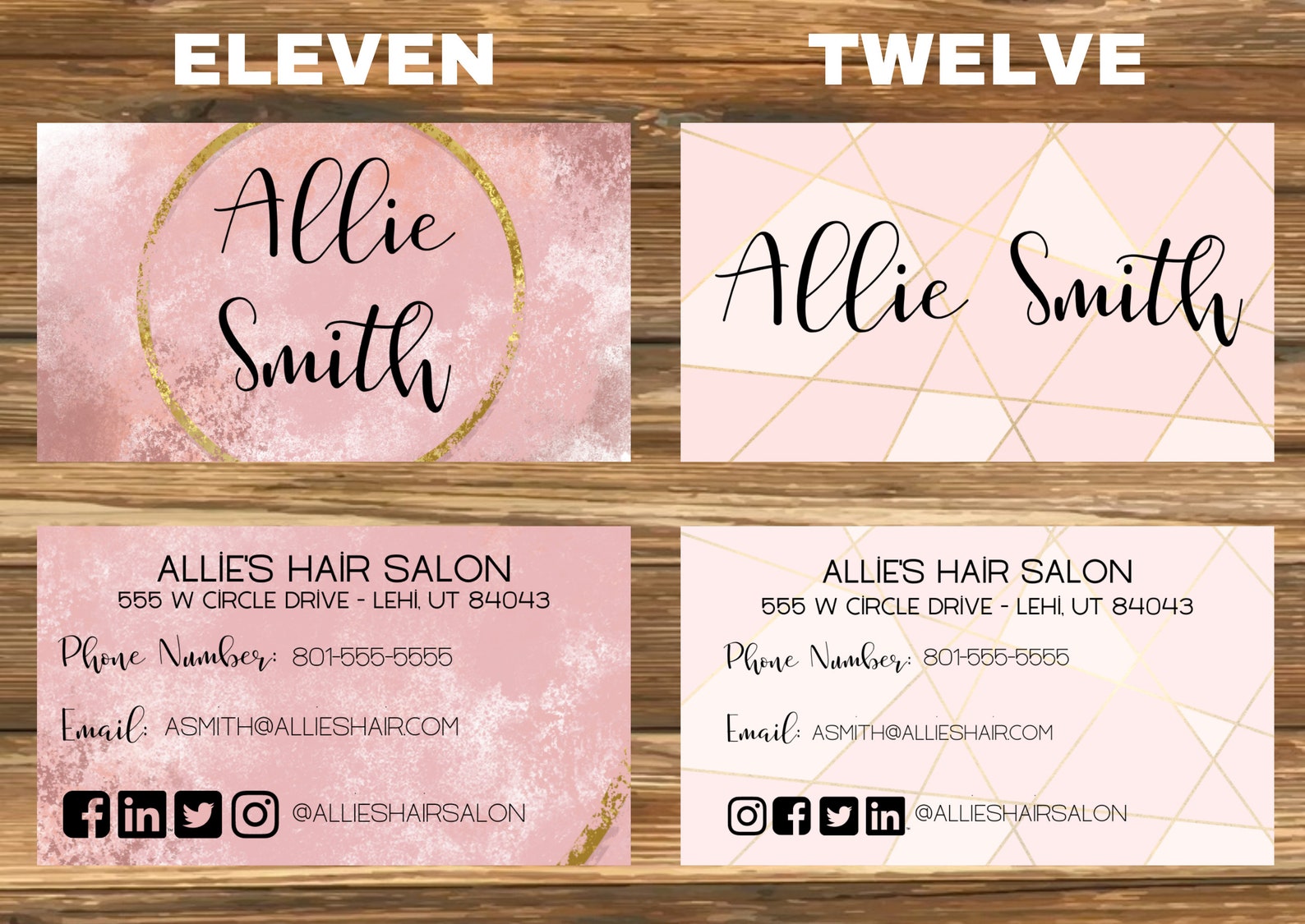 Business Card Contact Card Calling Card 3.5 X 2 In. - Etsy