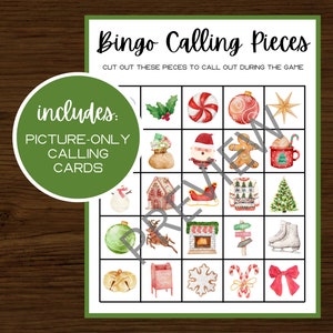 Christmas Bingo | Christmas Printable | Christmas Party Games ...