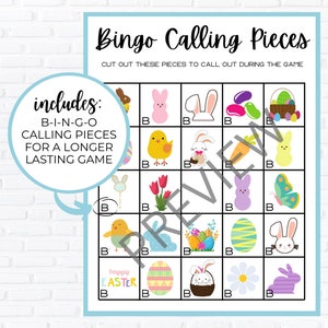 Easter Bingo | Instant Download | Pack of 30 | Spring Bingo | Easter ...