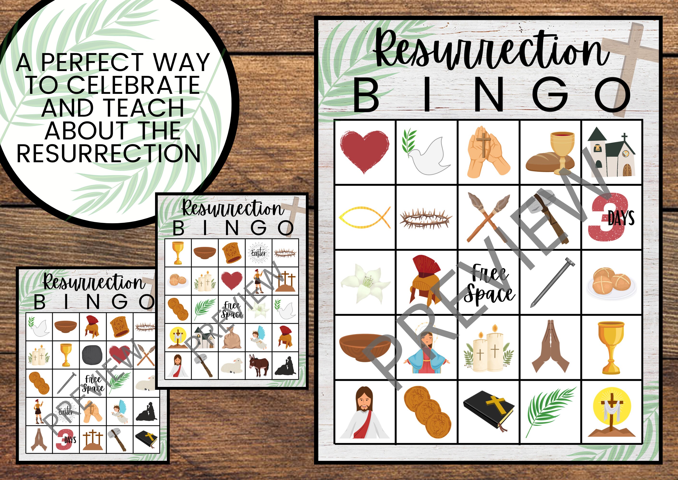 Resurrection Bingo Easter Bible Bingo Easter Sunday Bingo - Etsy UK