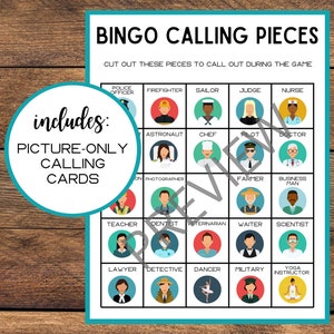 Community Helpers Bingo | Community Helpers Game | Instant Download ...