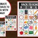 Back to School Bingo School Bingo Welcome Bingo Back to - Etsy