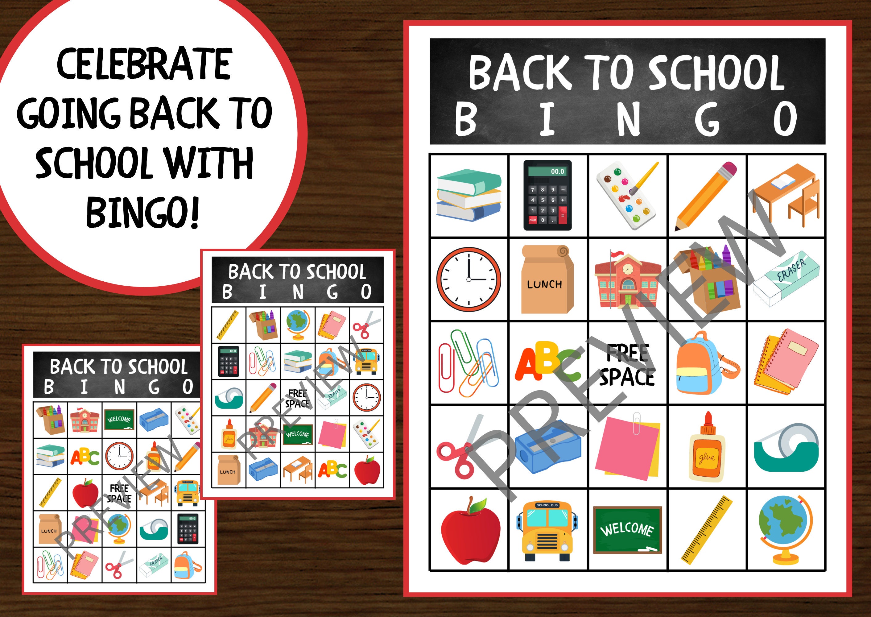 Back to School Bingo School Bingo Welcome Bingo Back to | Etsy