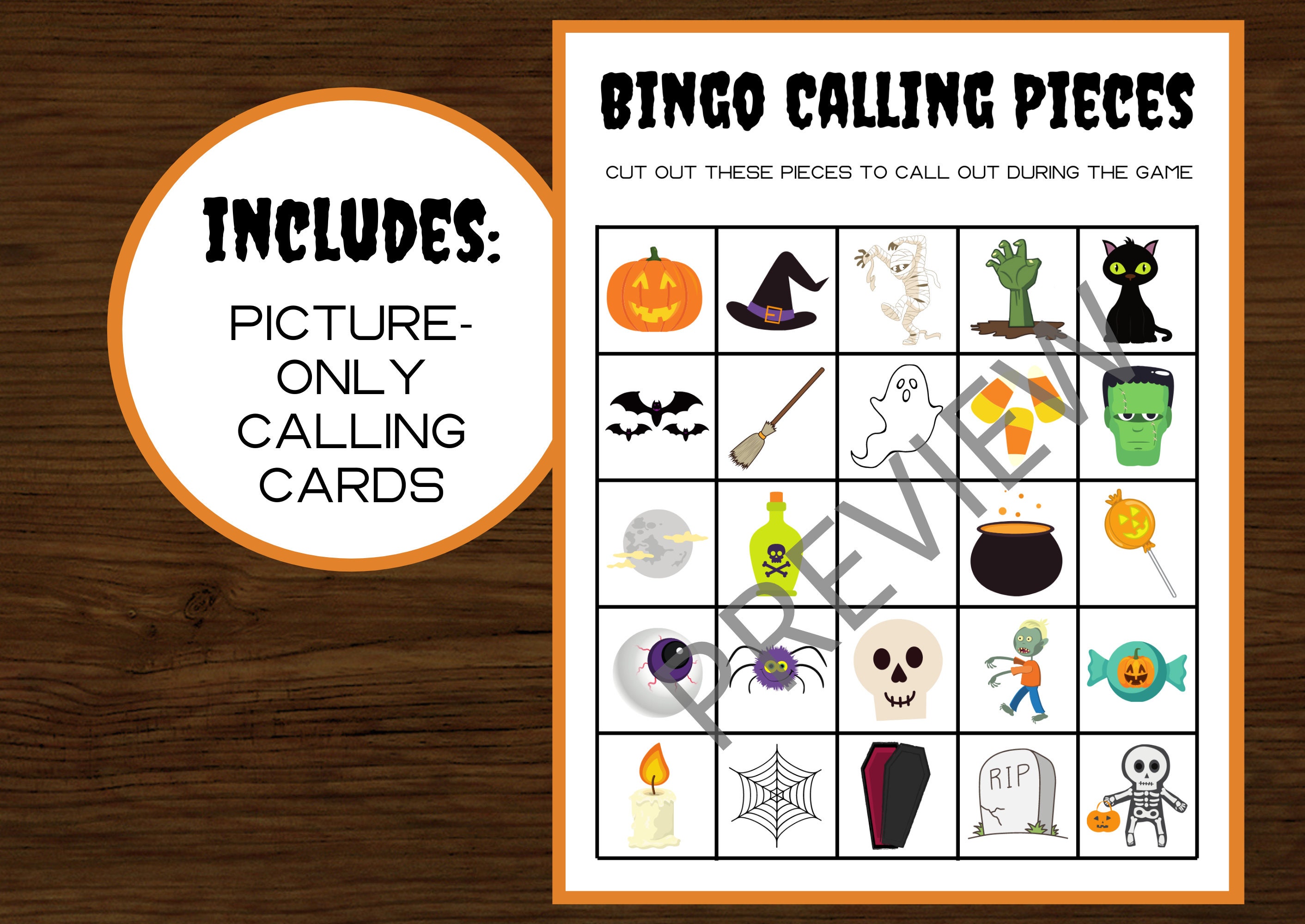 Halloween Bingo 30 Unique Boards Halloween Games Digital | Etsy
