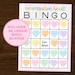 Conversation Heart Bingo | Valentine's Bingo | Valentine's Game ...