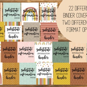Substitute Binder | Teacher Substitute | Sub Teacher Binder | Digital ...