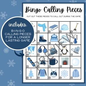 Winter Bingo | Winter Wonderland Bingo | Winter Printables | Winter ...