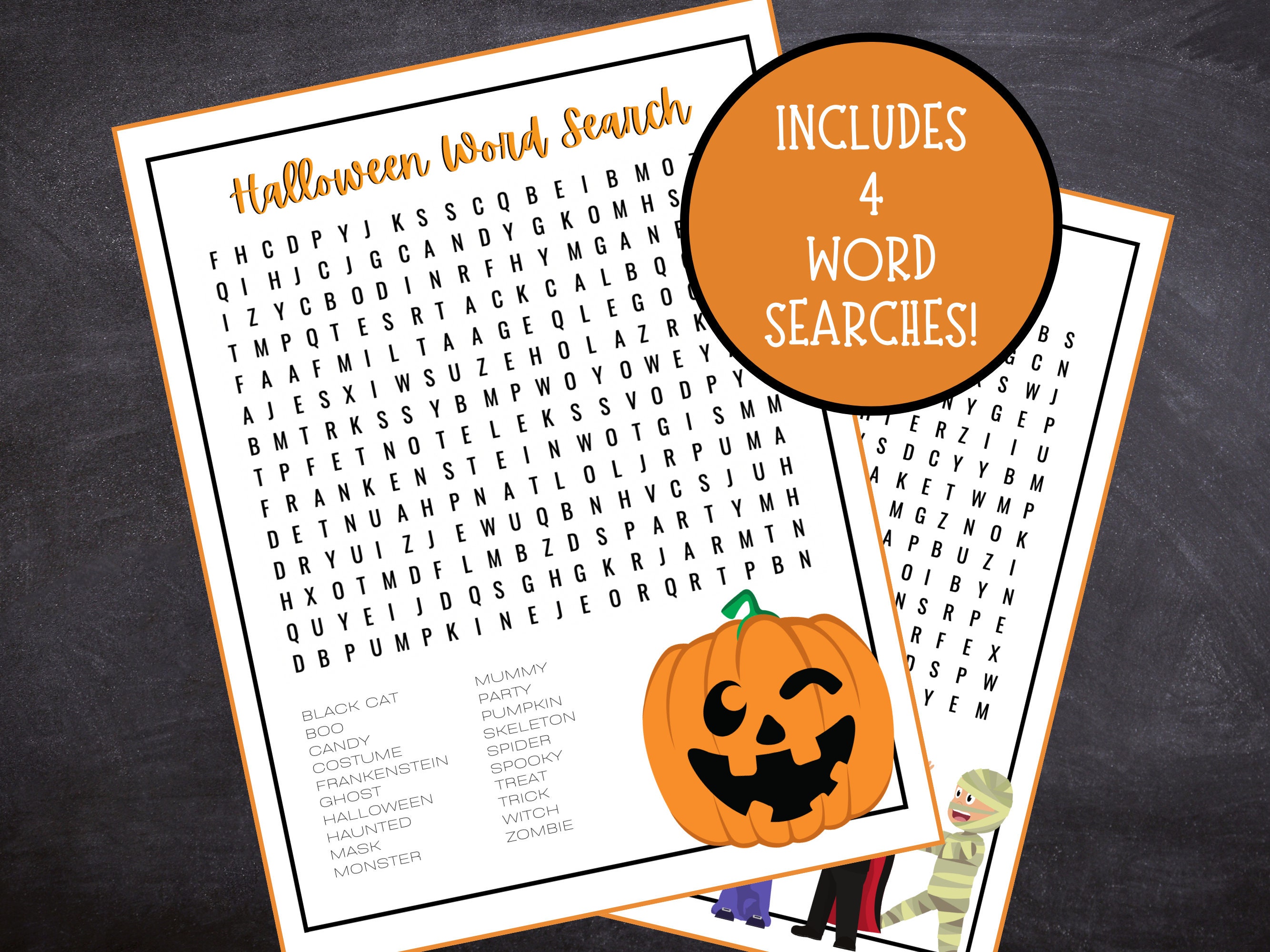 Halloween Word Searches | October Word Search | Halloween Word Search ...
