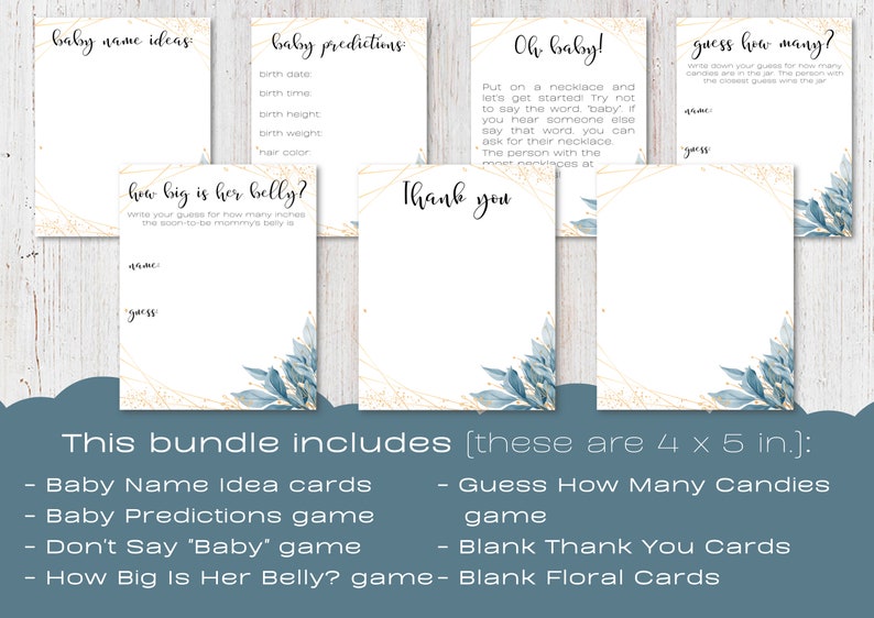 Printable Baby Shower Games Baby Shower Games Bundle Baby - Etsy