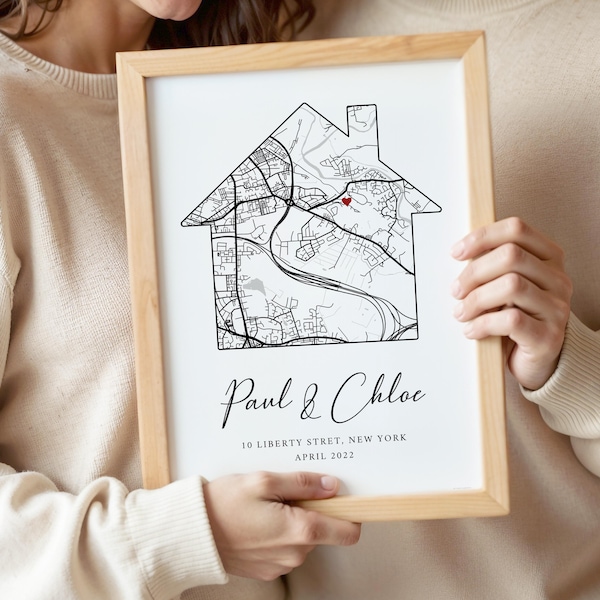 House Map Pictures - Etsy UK
