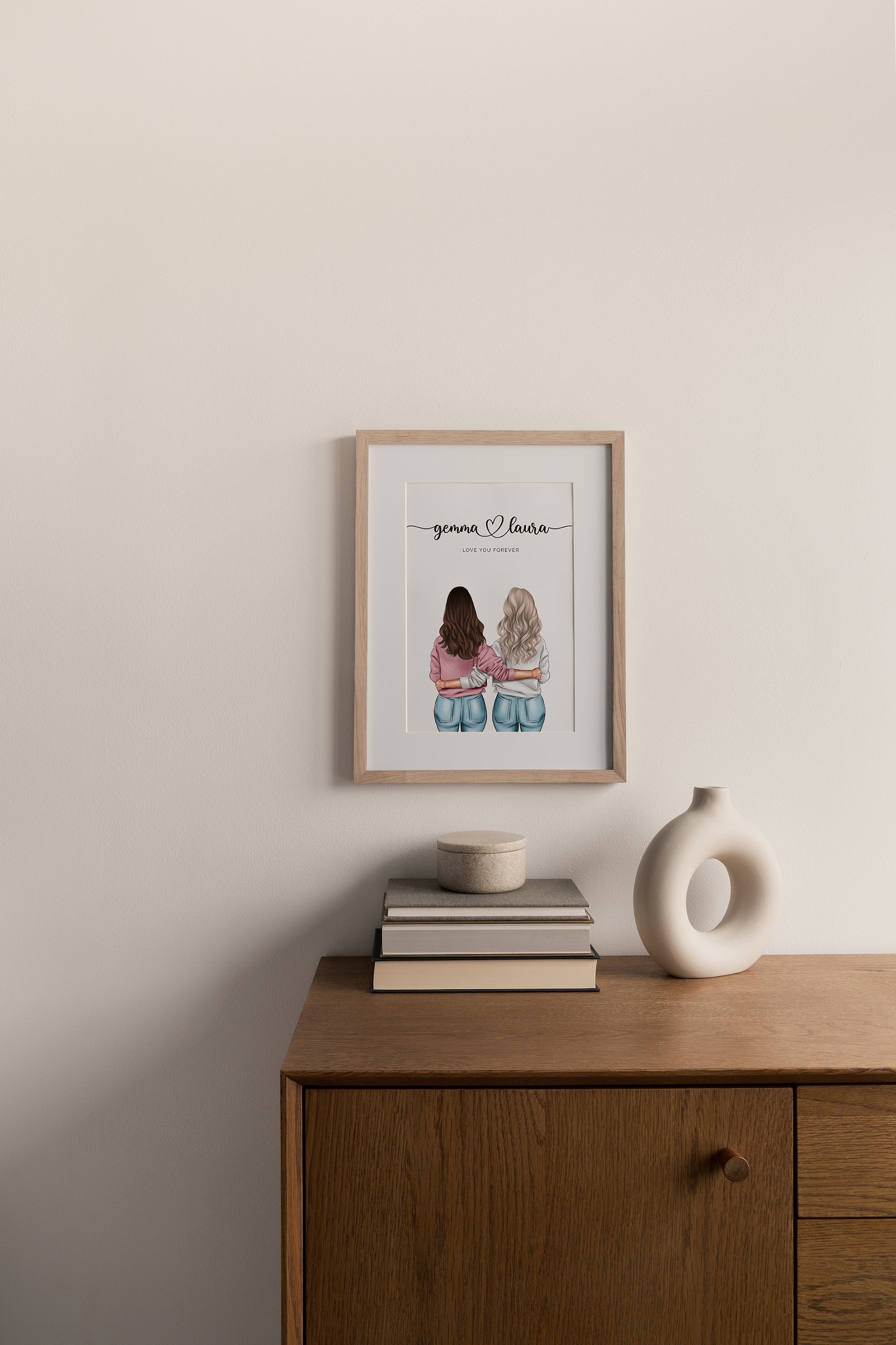 Personalised Couple Print Couples Gift Gift for Her - Etsy