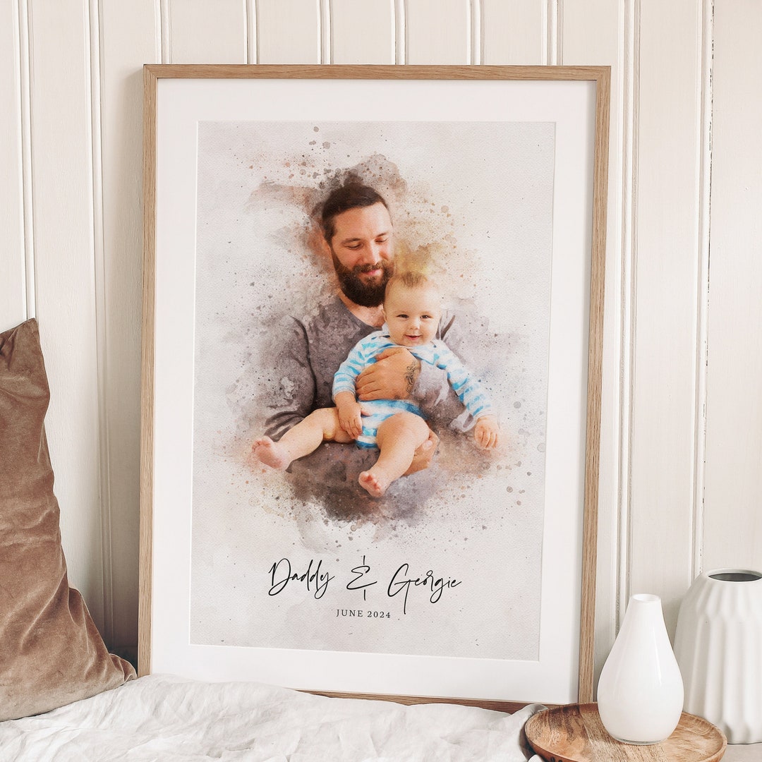 Father's Day Gifts, Custom Print, Birthday Gift for Dad Grandad ...