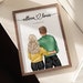 Personalised Couple Print Couples Gift Gift for Her - Etsy