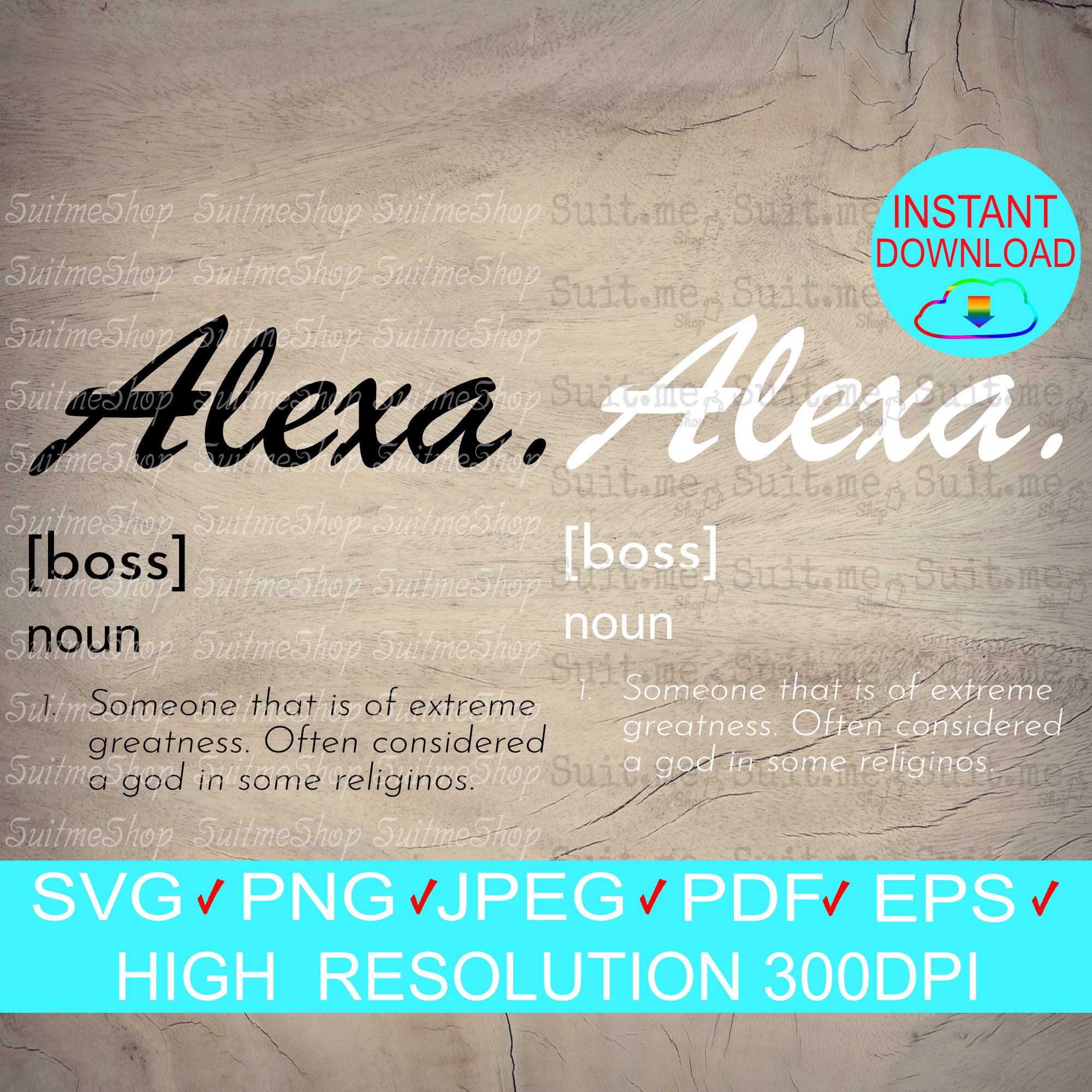 Alexa Personalized Name Gift Svg File Printable for Shirt Mug Alexa App ...