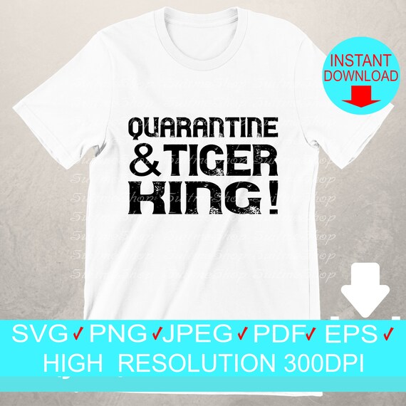 Papercraft Financially Recover svg Tiger King SVG Quarantine SVG Funny SVG svg digital file ...