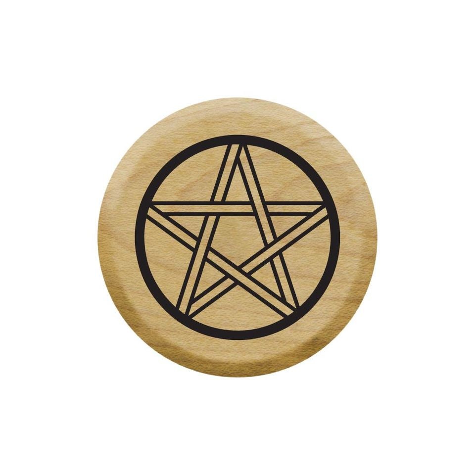 Mini Pentangle Rubber Stamp, Planner Stamp, Bullet Journals, Envelopes ...