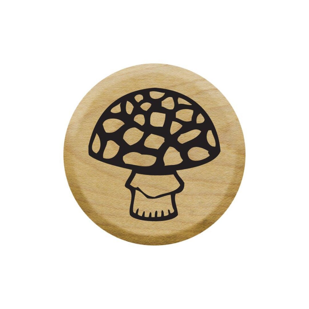 Toadstool Mini Stamp, Planner Stamp, Toadstool Rubber Stamp, Woodland ...