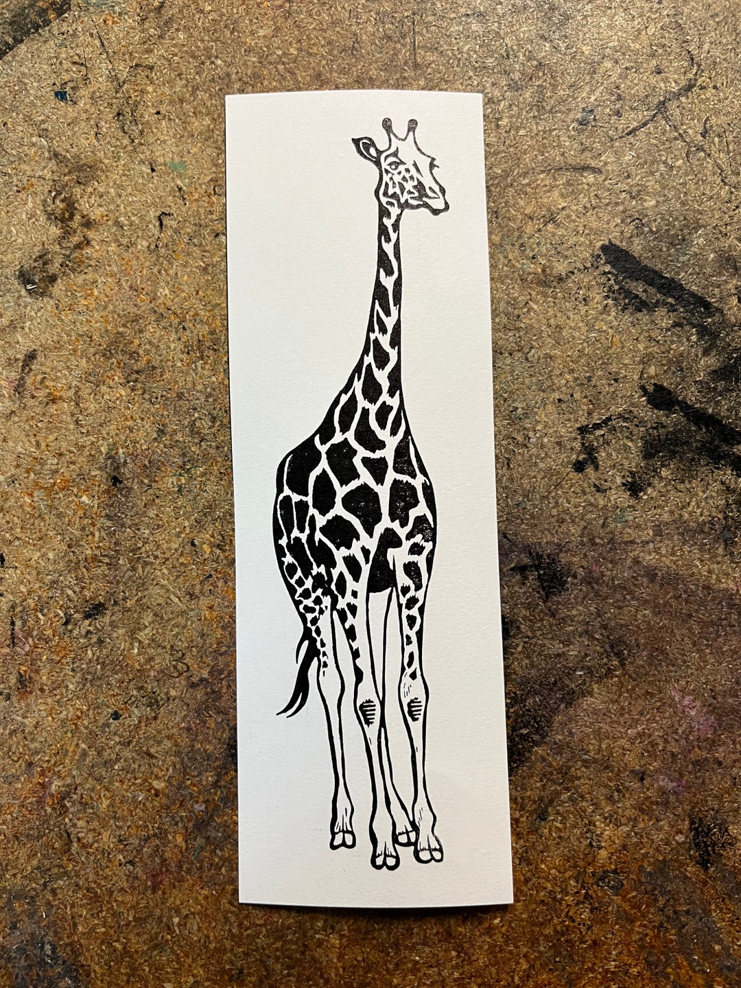 Giant Giraffe Rubber Stamp for All Sorts of Crafts Like Journaling ...