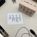 Alien Family Rubber Stamp, Handmade Craft Stamp - Etsy