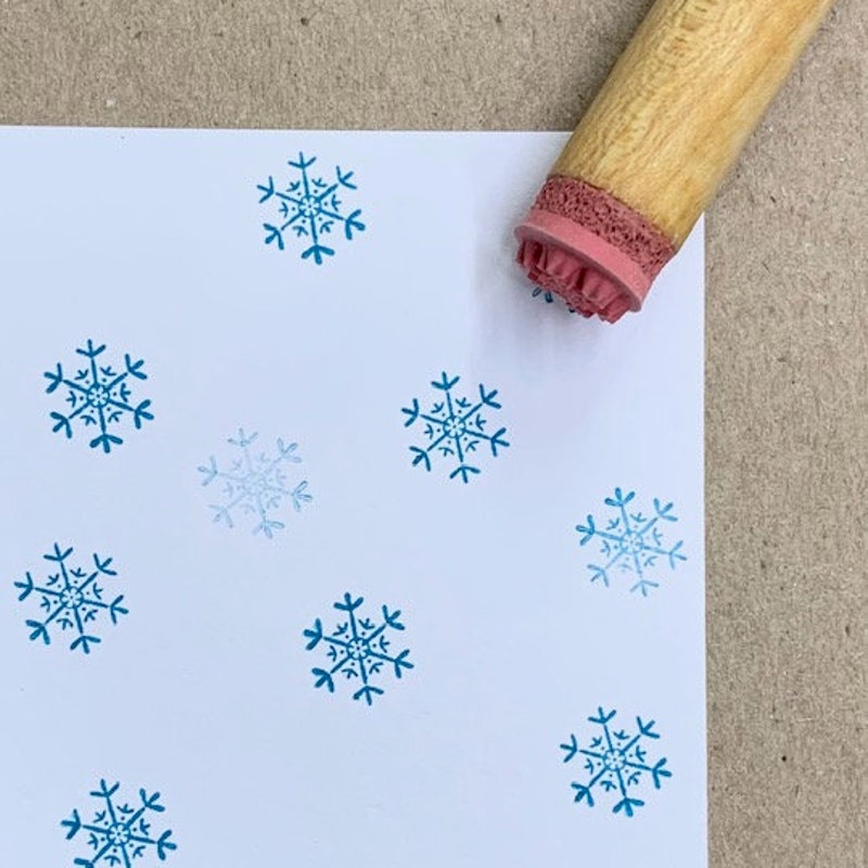 Mini Rubber Stamp - Etsy