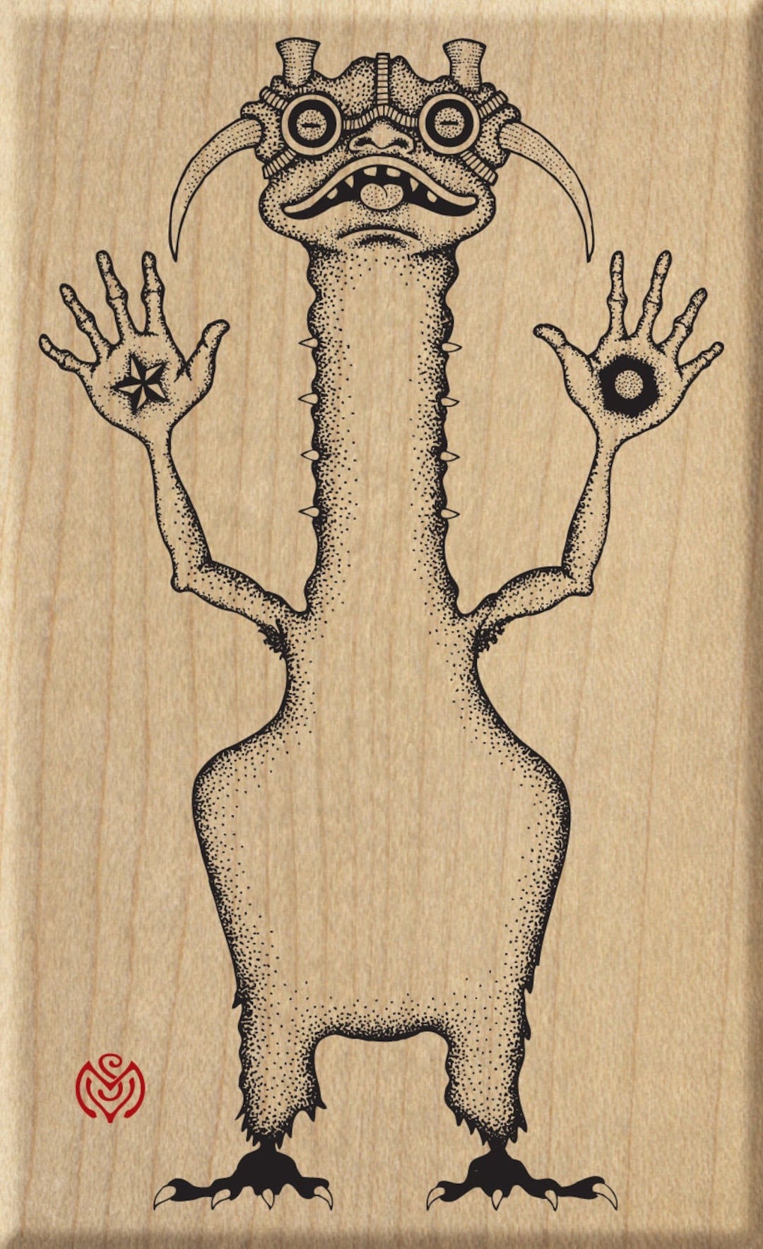 Giant Alchemy Monster Rubber Stamp for All Sorts of Crafts Like ...