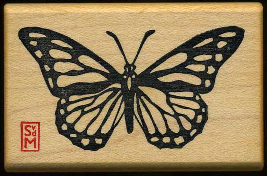 Monarch Butterfly Rubber Stamp - Etsy