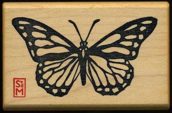 Monarch Butterfly Rubber Stamp for All Sorts of Crafts Like Journaling ...