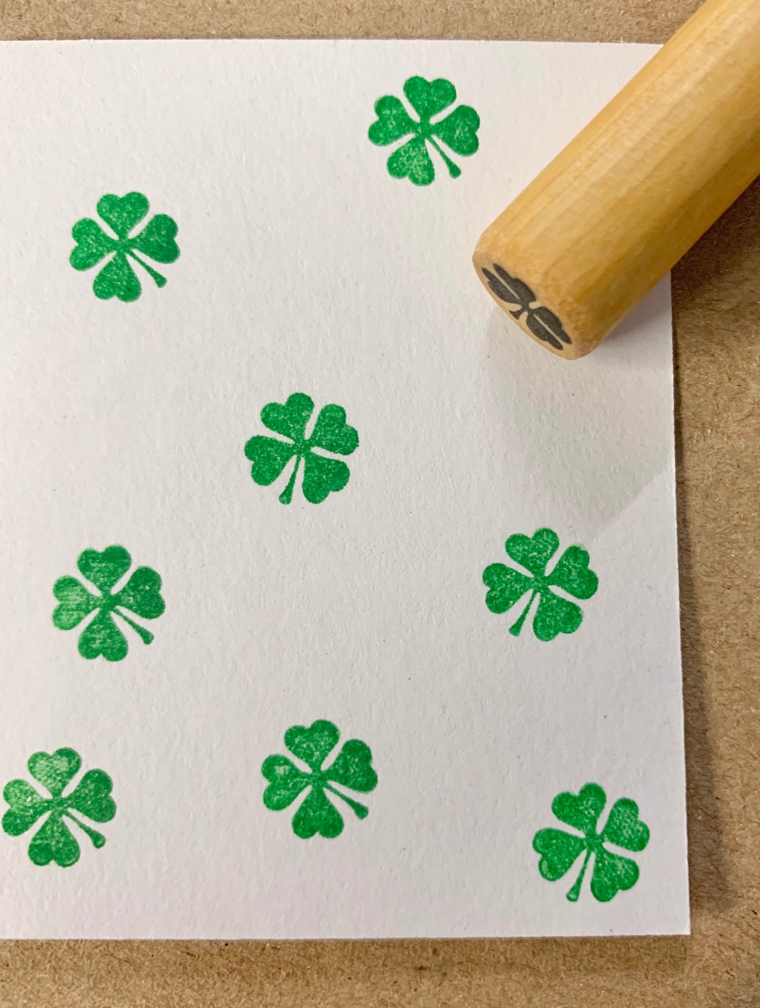 Lucky Clover Rubber Stamp Four Leaf Clover Rubber Stamp Lucky Clover ...