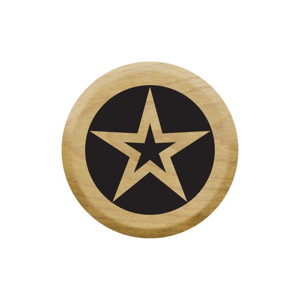 Star Rubber Stamp - Etsy