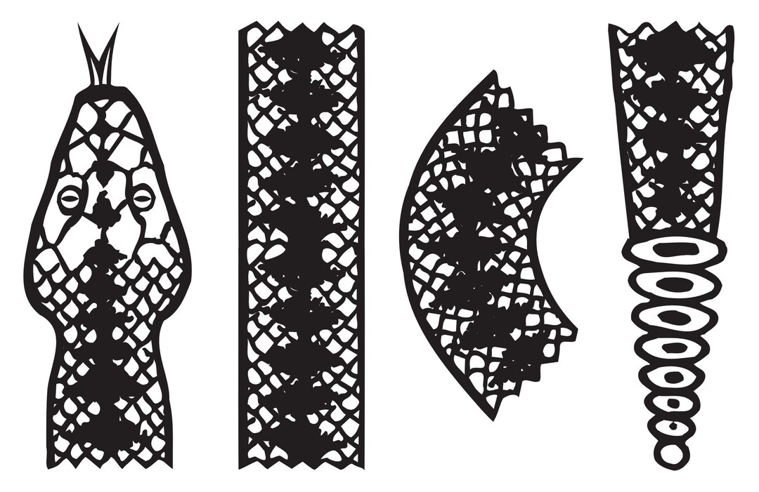 Rattle Snake Rubber Stamp Set for All Sorts of Crafts Like Journaling ...