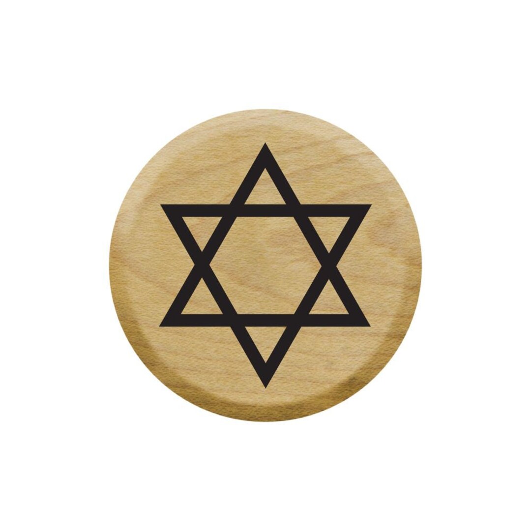 Star of David Rubber Stamp for Scrapbooking, Journal Entries, Card ...