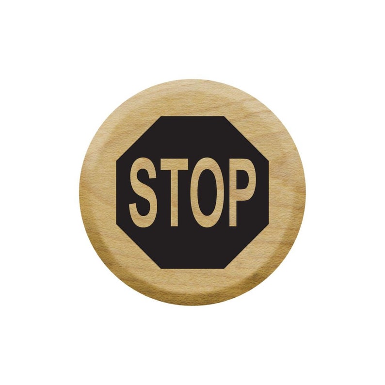 Stop Sign Rubber Stamp, Stop Sign Planner Stamp, Journal Stamp ...