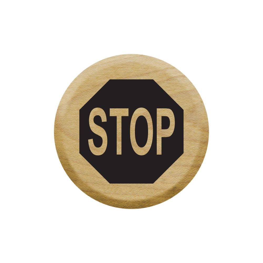 Stop Sign Rubber Stamp Stop Sign Planner Stamp Journal - Etsy