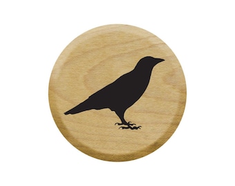 Crow Rubber Stamp - Etsy