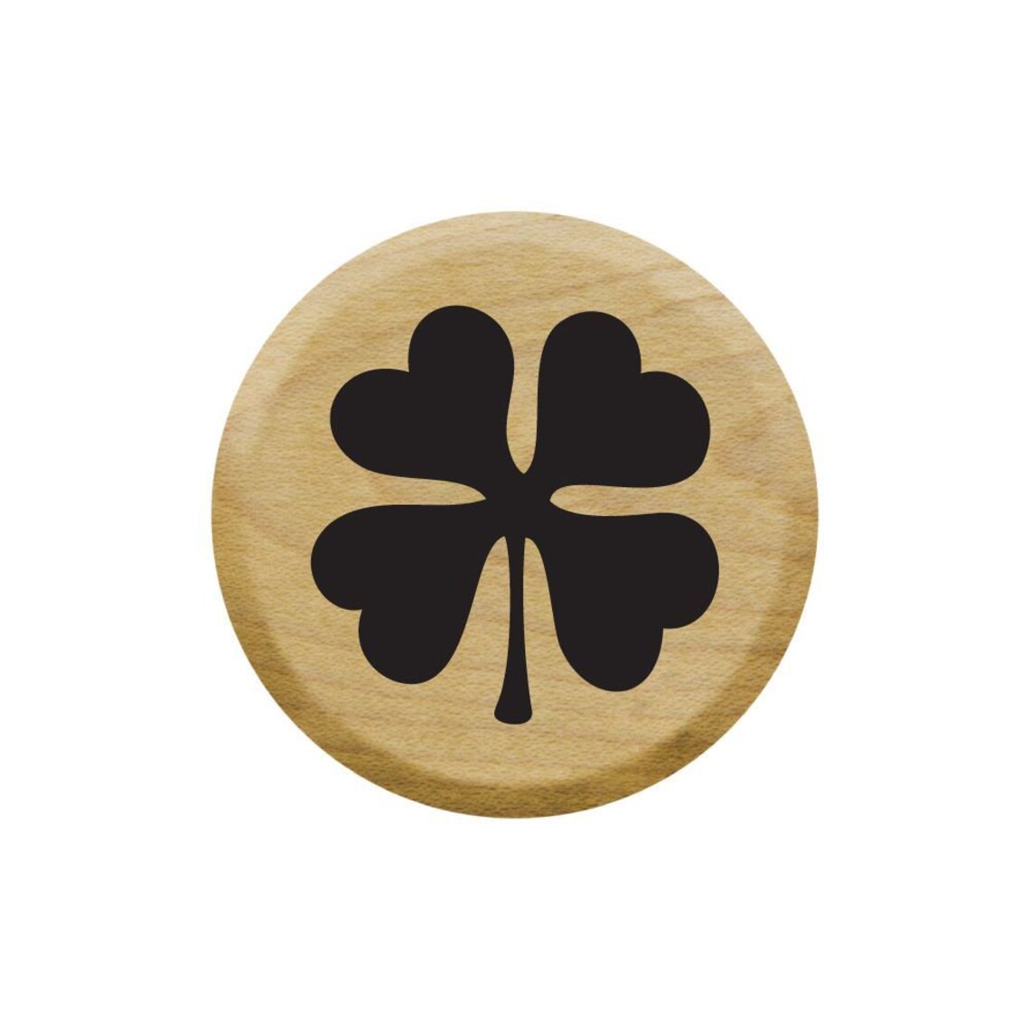 Lucky Clover Rubber Stamp Four Leaf Clover Rubber Stamp Lucky | Etsy