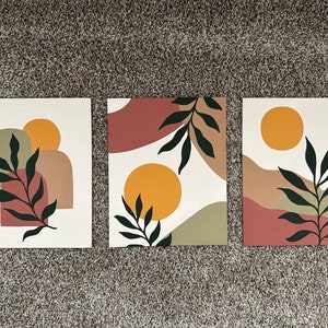 Boho Canvas Panel Bundle - Etsy