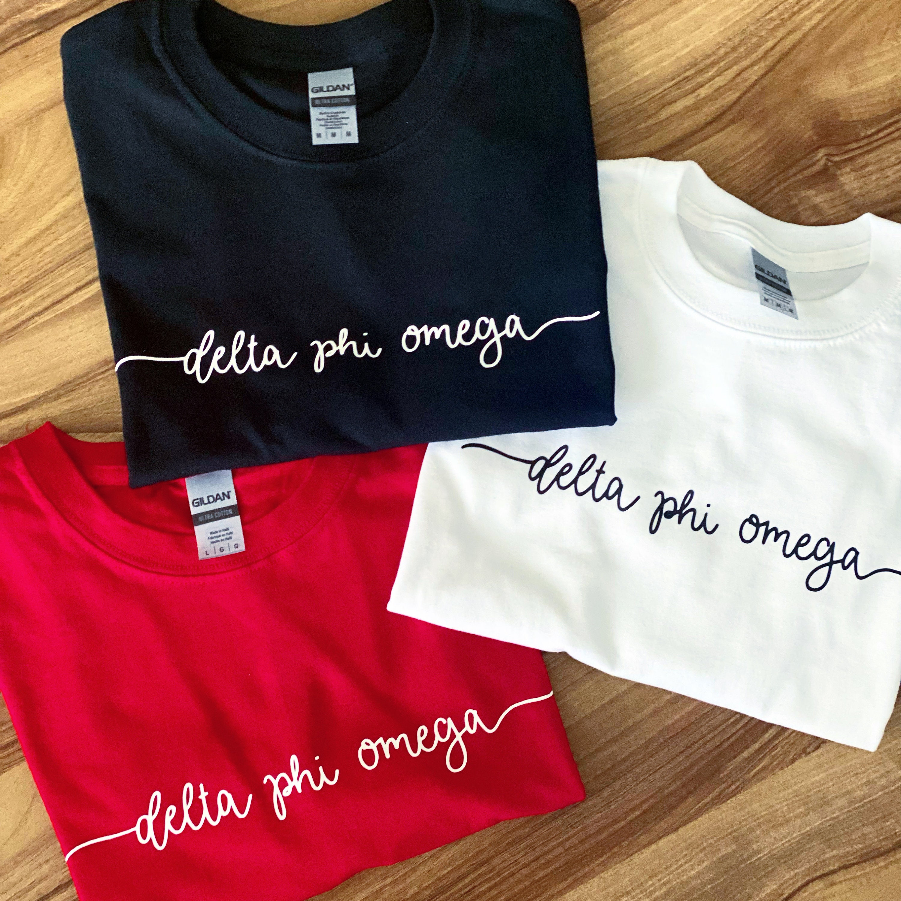 Custom College Sorority T-shirt - Etsy