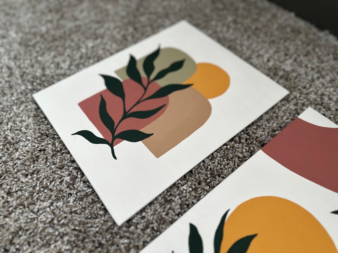 Boho Canvas Panel Bundle - Etsy