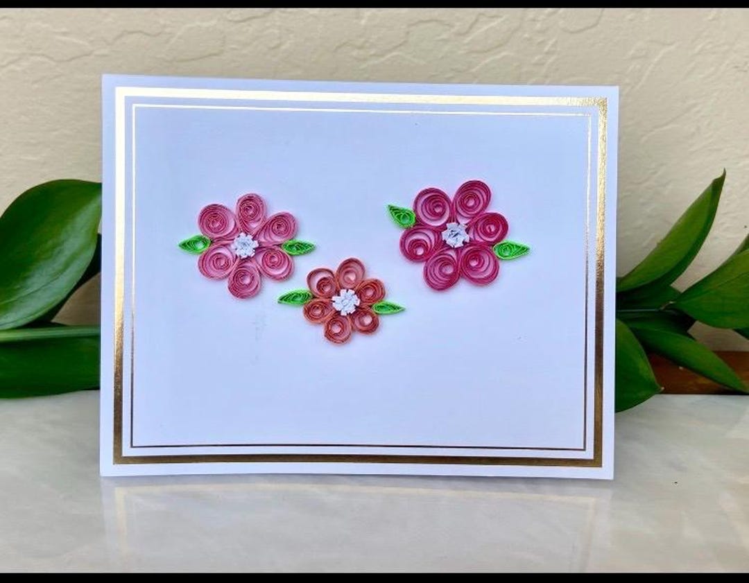 Handmade Paper Quilled Greeting Cards - Etsy