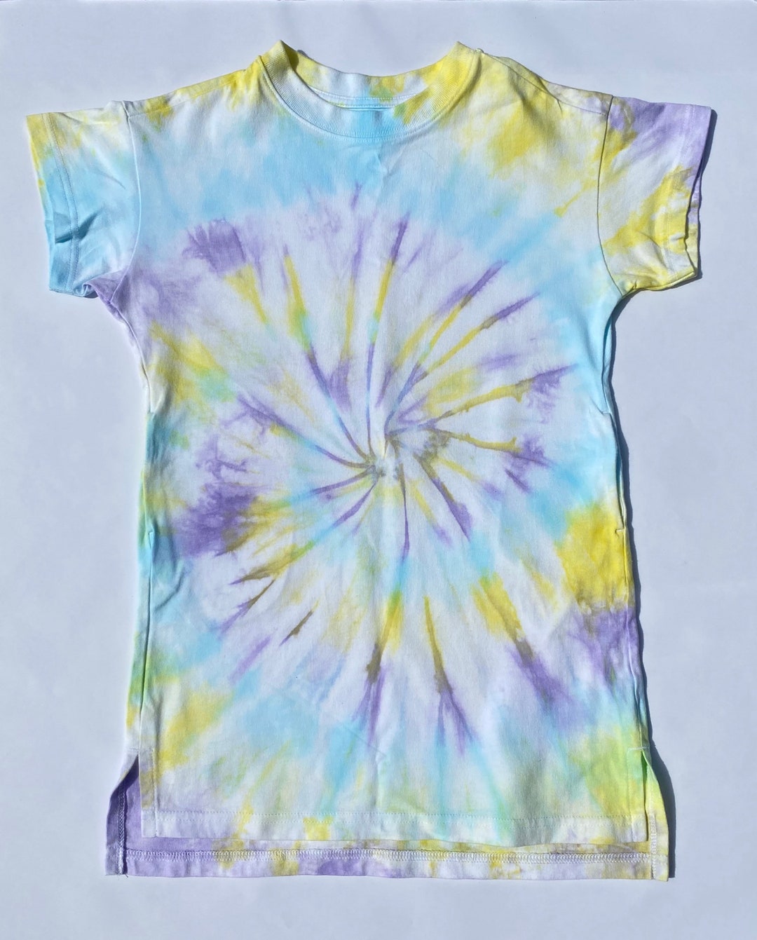 Girls Tie Dye Dress // Girls Tie Dye // Girls Tee Shirt Dress // Girls ...